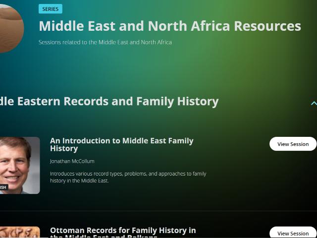 More Middle East Family History Resources Now Available